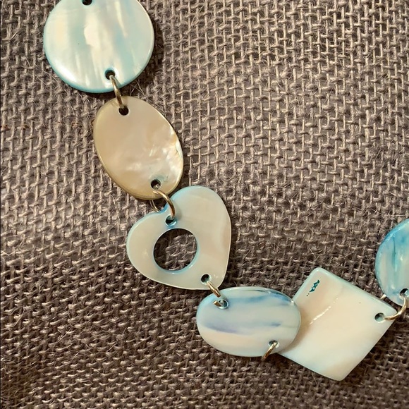 Jewelry | Geometric Shell Necklace | Poshmark